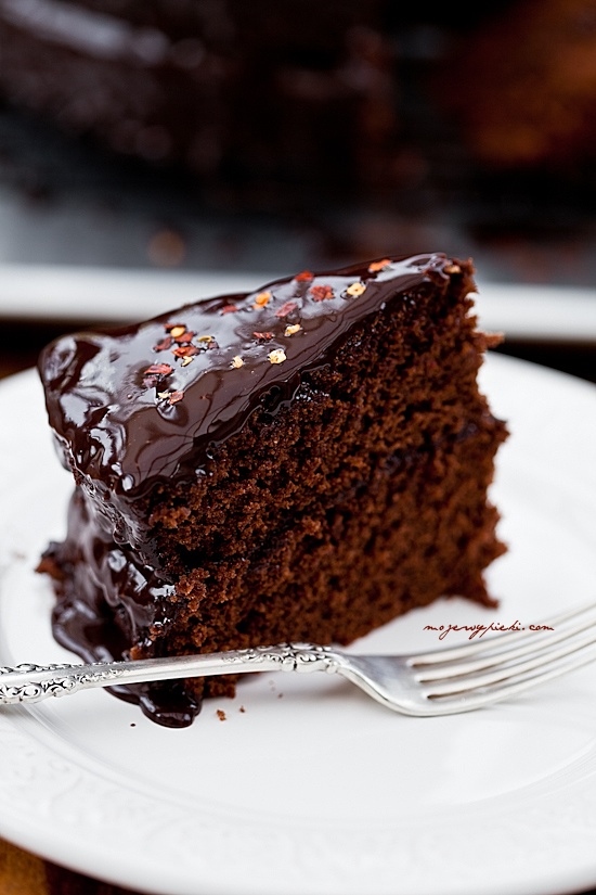 Chocolate chilli cake - Moje wypieki