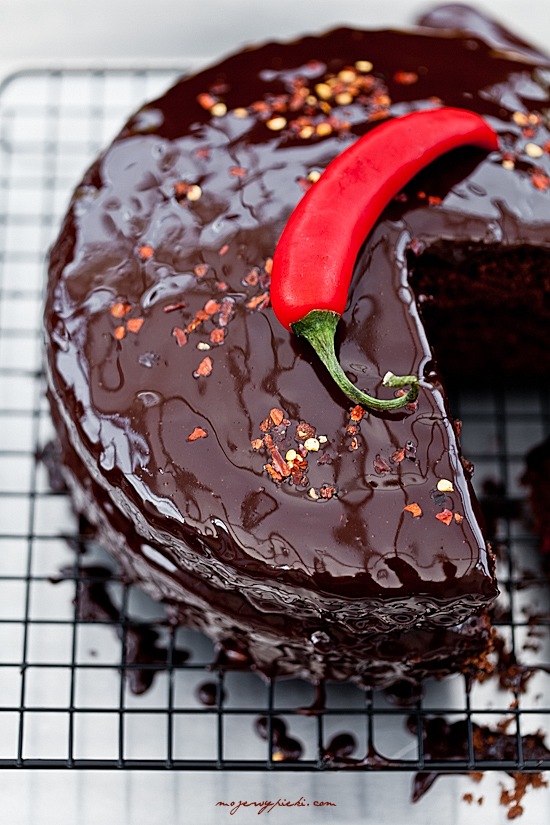 Chocolate chilli cake - Moje wypieki
