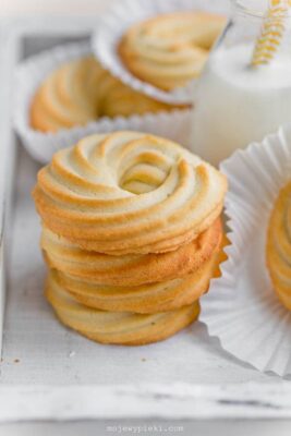 Butter ring cookies - Moje wypieki
