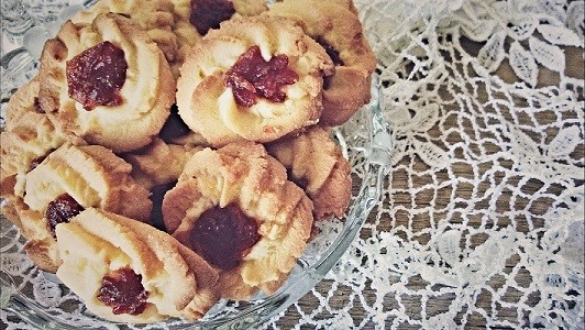 Ciasteczka karbowane z marmoladą | Moje Wypieki