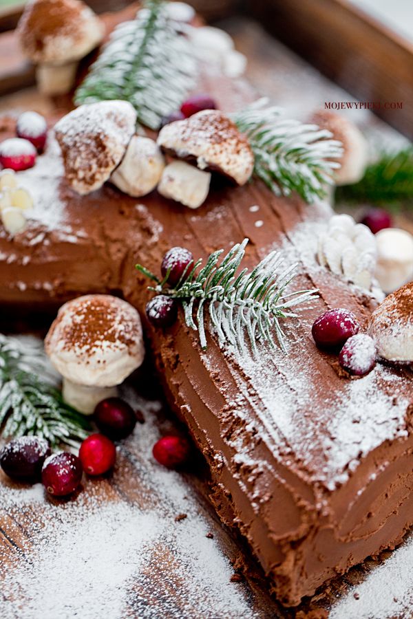 Bûche de Noël - Moje Wypieki