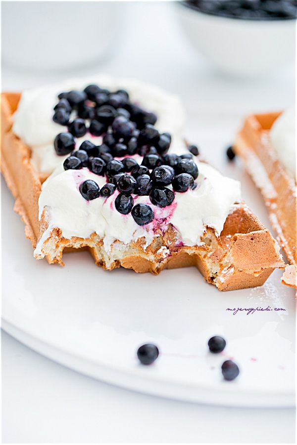 Gofry - lekkie i chrupiące - Moje Wypieki