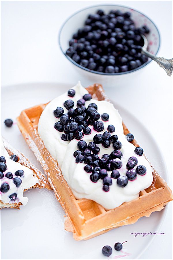 Gofry - lekkie i chrupiące - Moje Wypieki