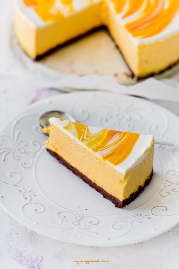 Sernik z mango - Moje Wypieki