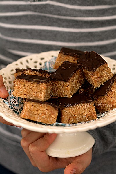 Orzechowe batoniki - Moje Wypieki