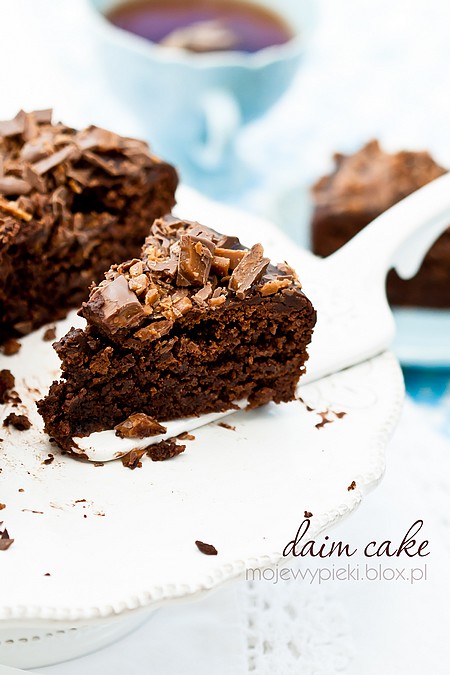 Daim cake (ciasto z batonikami Daim) - Moje Wypieki