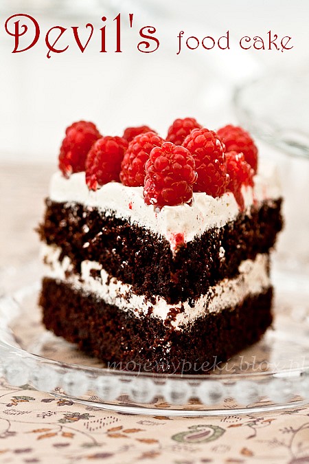 Devil's food cake - Moje Wypieki