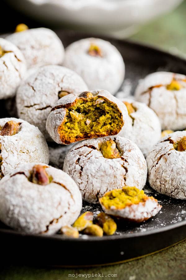 Ciasteczka pistacjowe - Moje Wypieki