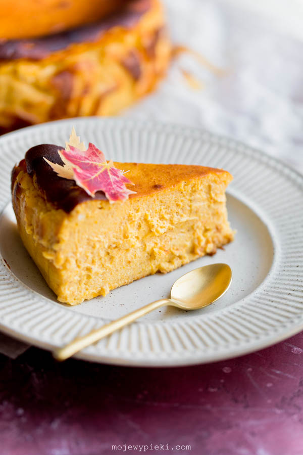 Dyniowy sernik baskijski - Moje Wypieki